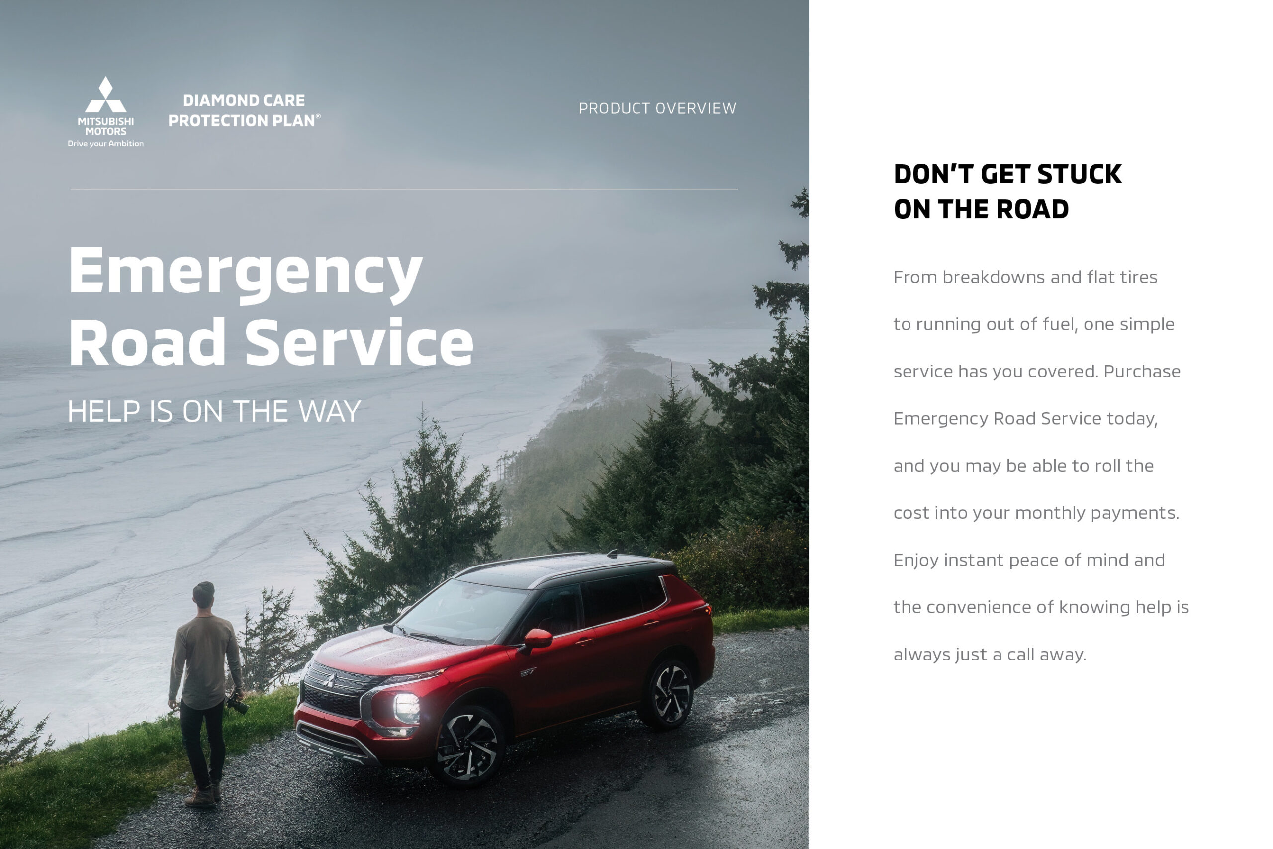 Emergency Road Service - Product Card (Mitsubishi) (25 qty) - NESNA Dealers